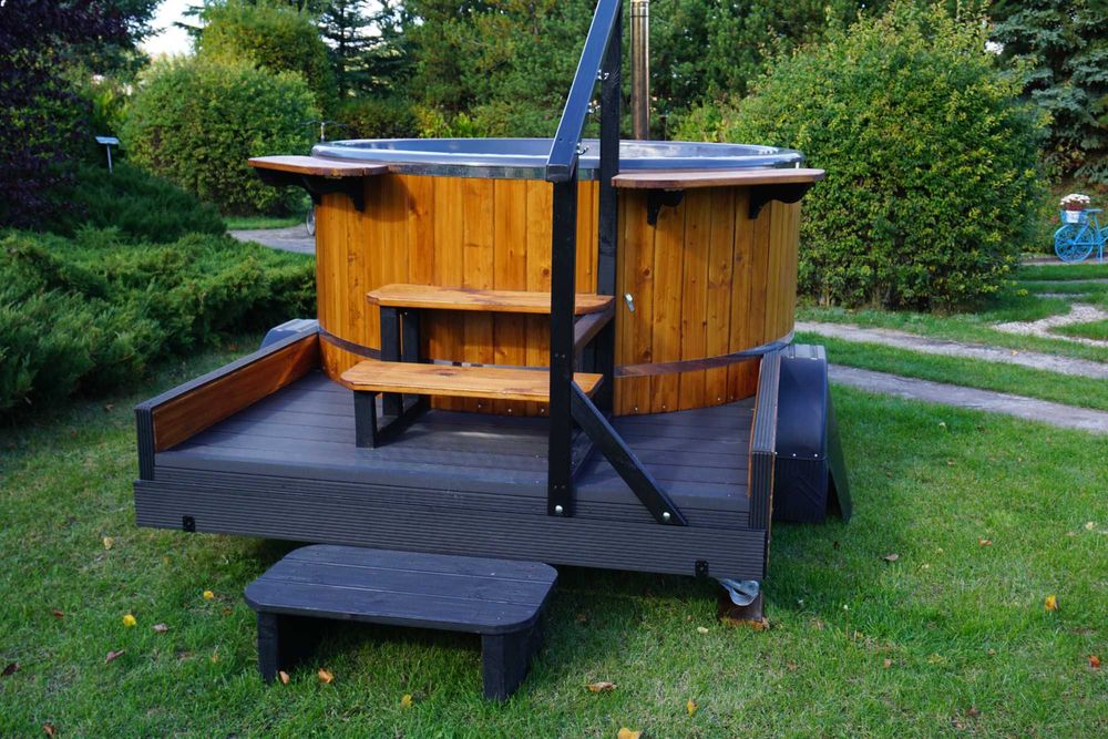 Mobilna balia z jacuzzi wynajem, ruska bania, mobilna sauna Malbork ...