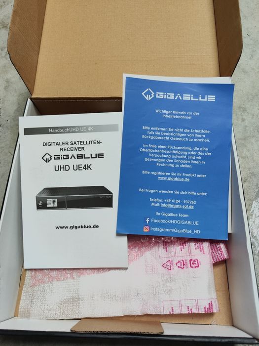 Box Enigma 2 Gigablue UE 4K Tuner SAT e CABO São João de Ver • OLX Portugal