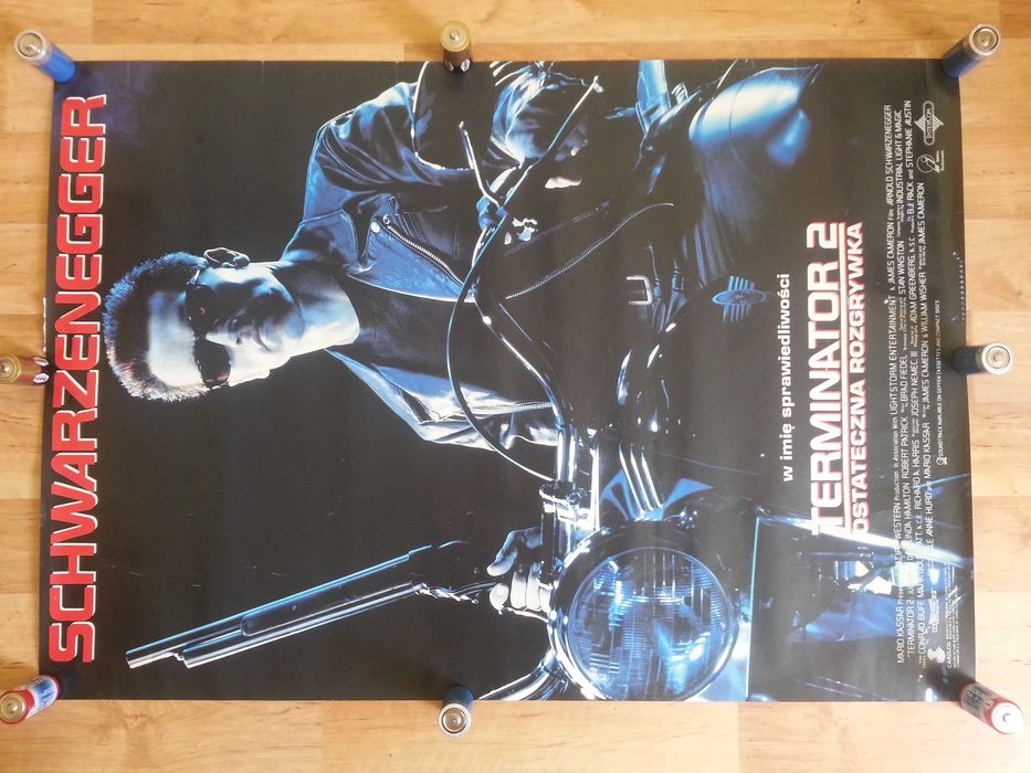 Terminator 2 plakat filmowy 100%oryginalny Wołomin • OLX.pl