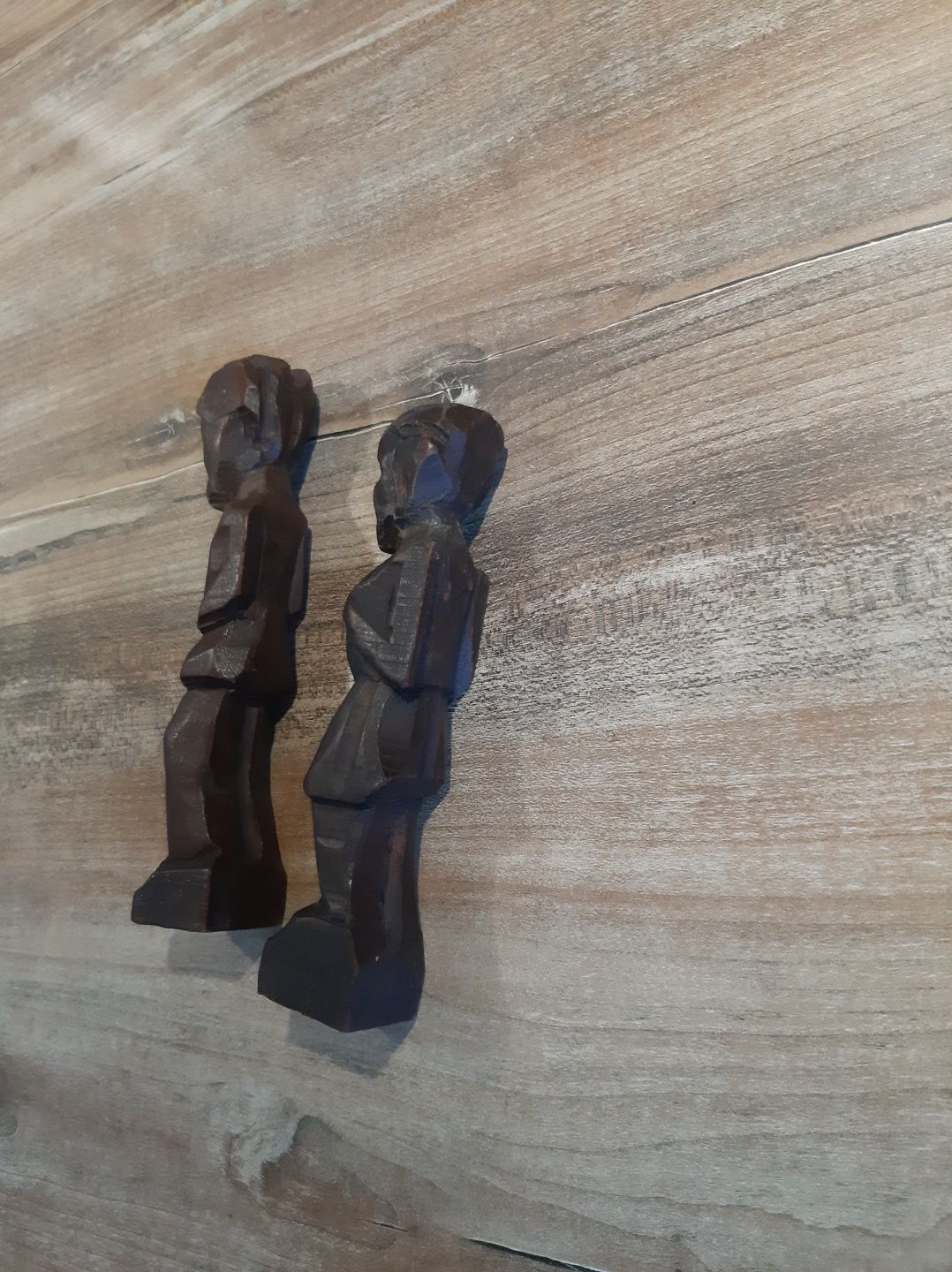 Dwie Stare Rzeźby Figurki Drewniane Baba I Dziad Suchy Las • Olxpl