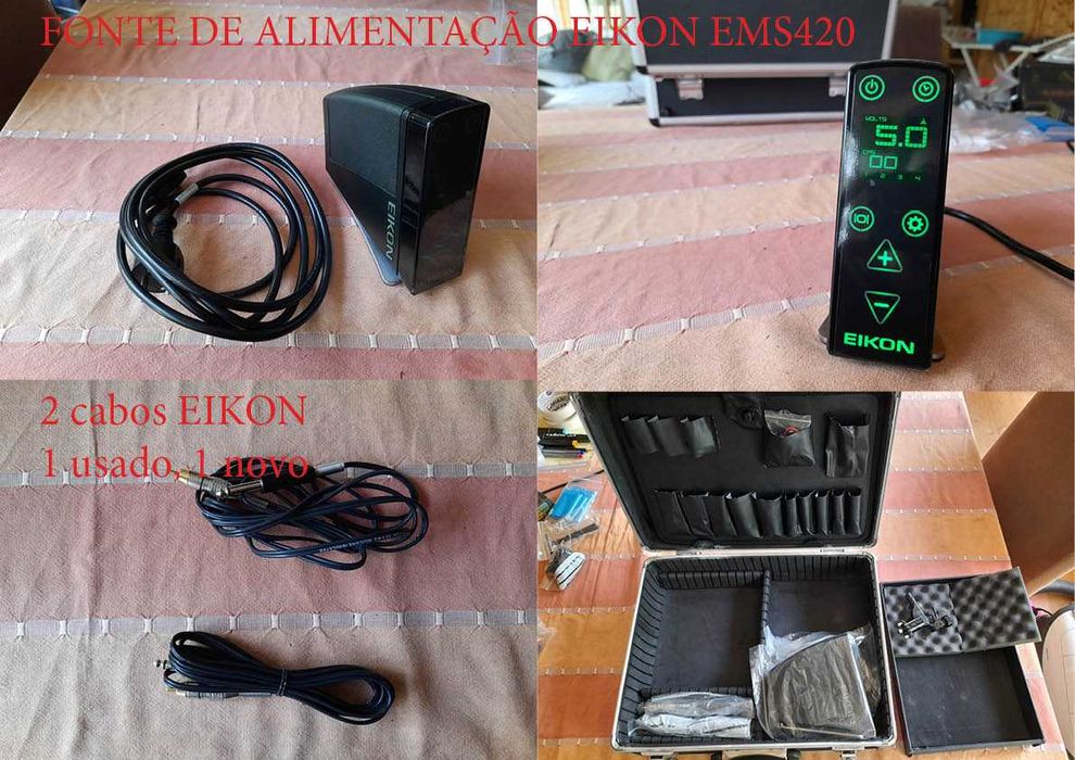 Kit completo Tatuador DRAGONFLY X2 e FONTE EIKON 1000€ COMO NOVO Faro (Sé E São Pedro) • OLX ...