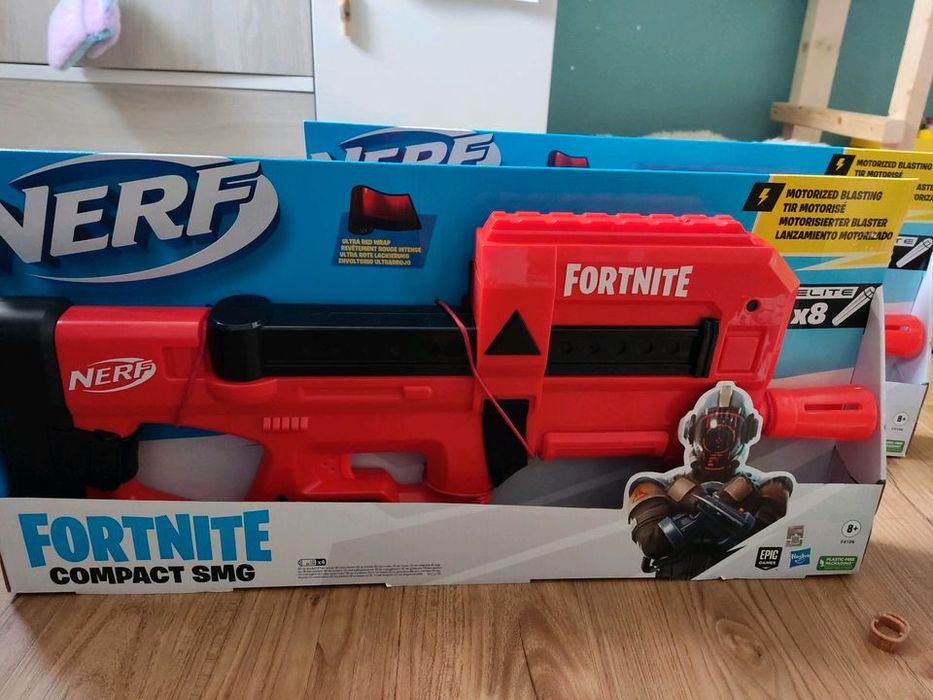 Бластер Нерф Фортнайт Hasbro NERF Fortnite Compact SMG Оригінал: 1 300 ...