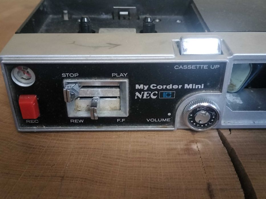 UNIKAT! NEC My Corder mini RMT-222 stary magnetofon kasetowy Kraków ...