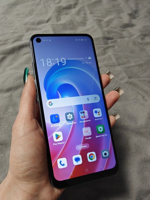 Смартфон Oppo A96 90Hz CPH2333 6/128GB NFC На 2 Сім Карти Синій: 4 150 ...