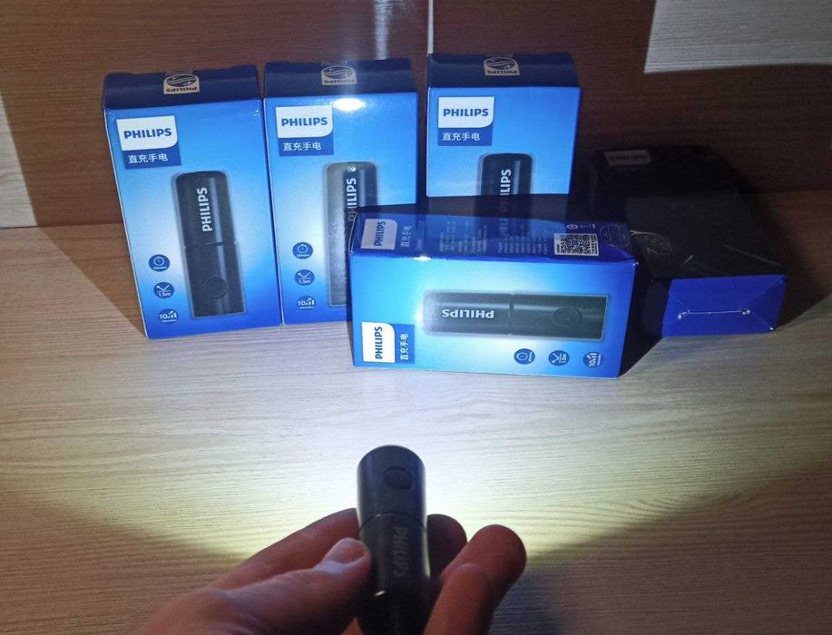 Ліхтарик Philips SFL1126 EDC акумуляторний кишеньковий фонарь лампа ...