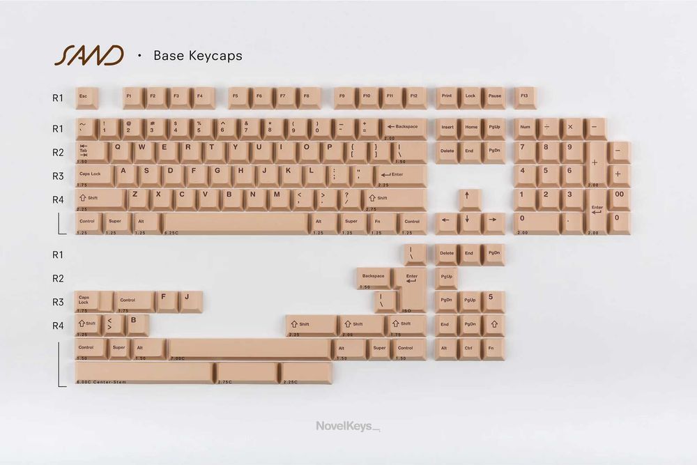 Кейкапи Novelkeys PBT CHERRY EMBER Sand custom keycap abs ковпачки GMK ...