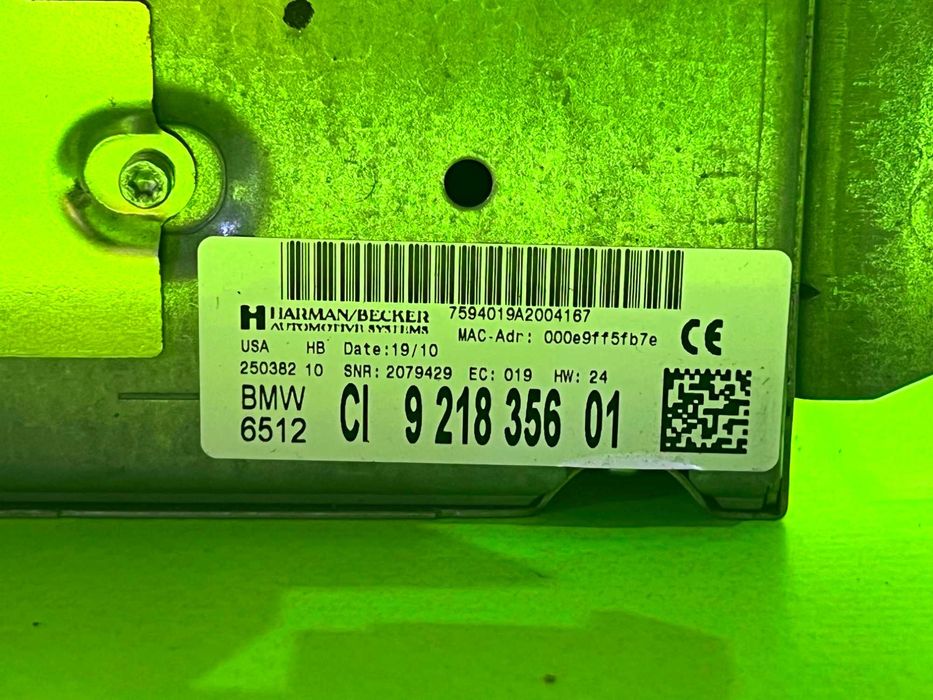 Блок ССС БМВ Х5 Е70 E60 E90 Блок CIC BMW X5 E70 Магнитола CCC Монитор: 300 $ - Блоки керування ...