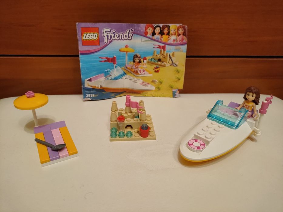 LEGO 3937 Motorówka Olivii + 41028 Emma ratownik + 30114 bar + gratisy ...