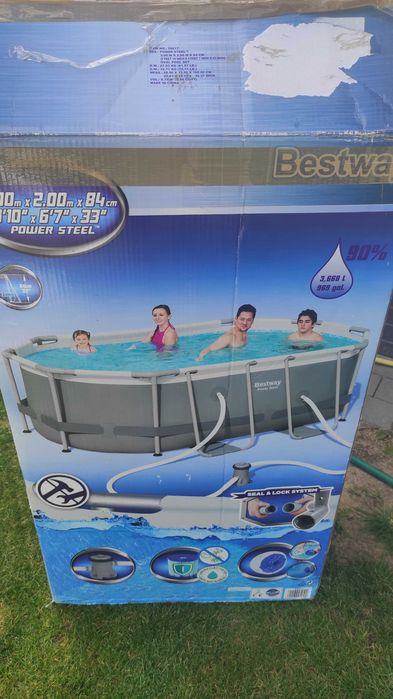 Basen stelażowy BESTWAY 300x200x84 Ostrów Wielkopolski • OLX.pl