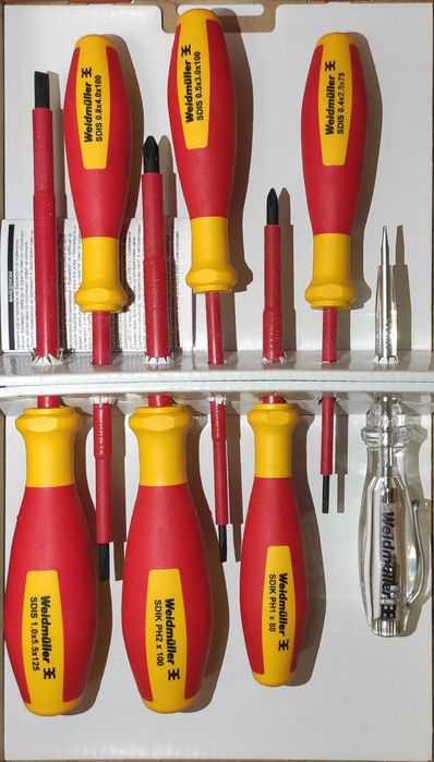 Набор отверток Weidmuller SDI SET S2.5-5.5/PH1/2 VOLT (2854990000): 1 ...