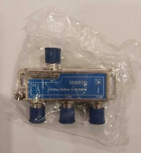 Rozdzielacz 3-Way Splitter 5-1218MHz Teleste 3DSS3U nowy w folii Gdańsk ...
