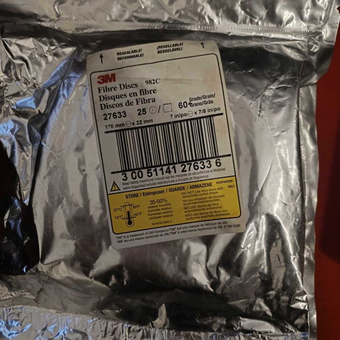 3M CUBITRON ll fibra 982c P60 180mm dysk fibrowy ORYGINAŁ FAKTURA VAT ...