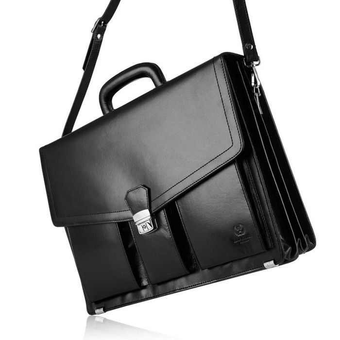 Skórzana teczka męska paolo peruzzi t-80-bl Warszawa Ochota • OLX.pl