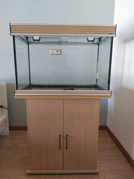 Aquário Aqua One 150Lts com movel, Filtro e Bomba de ar Rio de Mouro ...