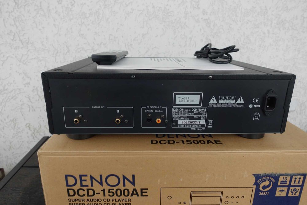 SACD-проигрыватель Denon DCD-1500 AE: 15 000 грн. - Cd / md / виниловые ...