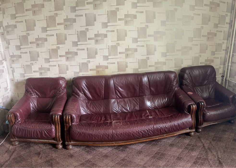 Диван и два кресла 6 500 грн Меблі для вітальні Полтава на Olx