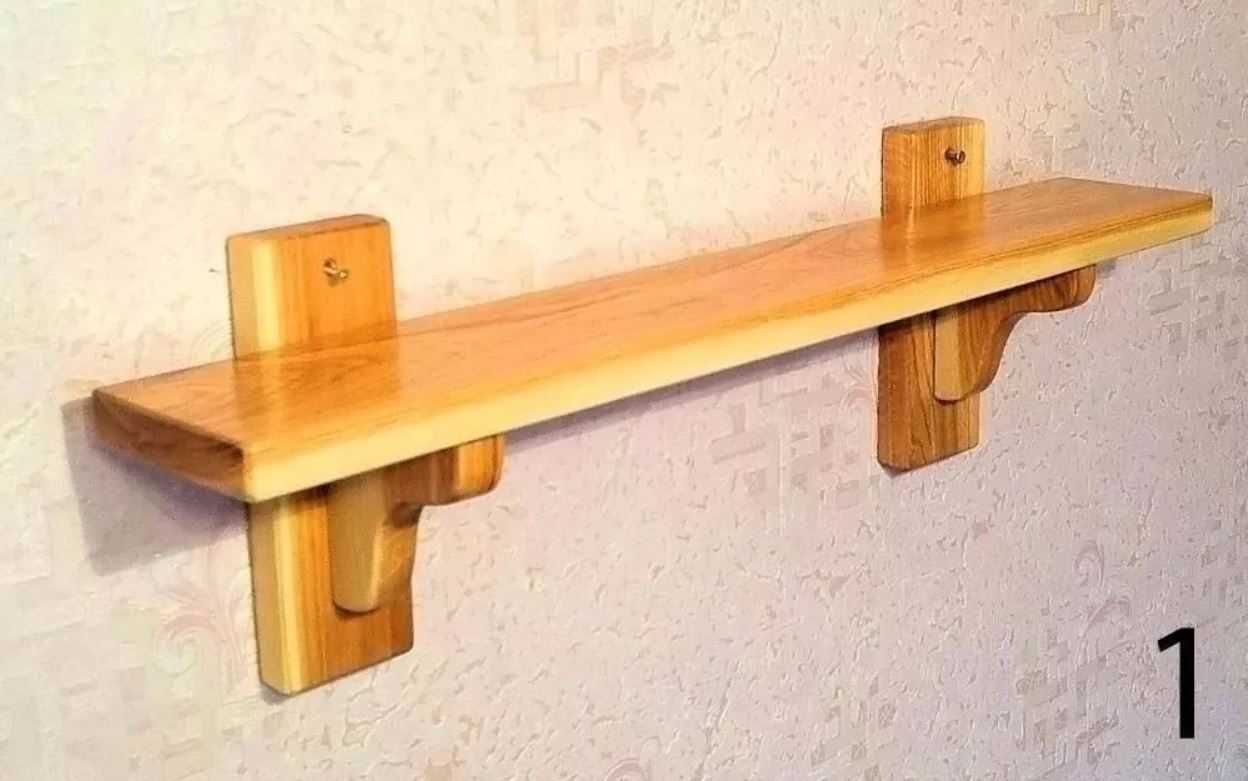 Деревянные полки. Полки настенные. Полки из дерева: 400 грн. - Інші ...