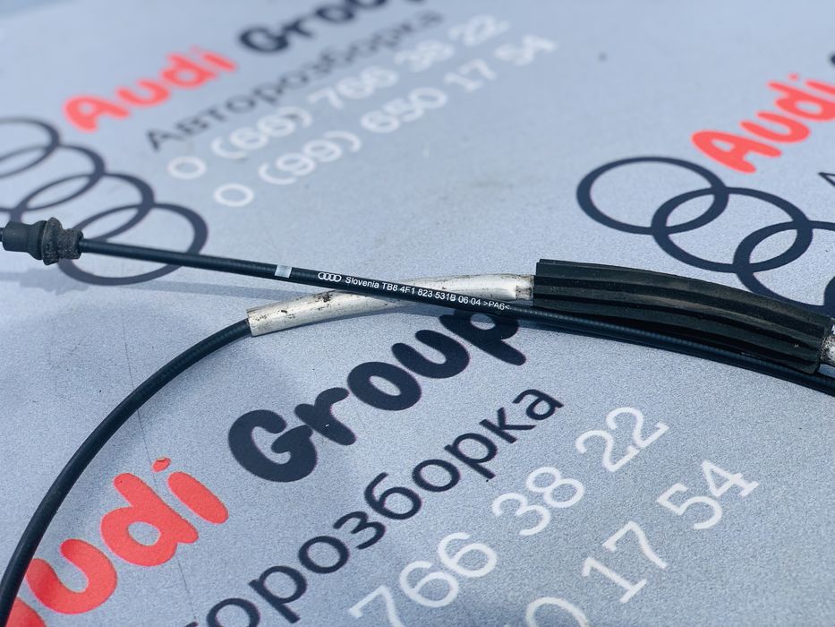 Трос Замка Капоту Відкривання Капоту Audi A6 C6 Розборка Ауді Ц6: 500 ...