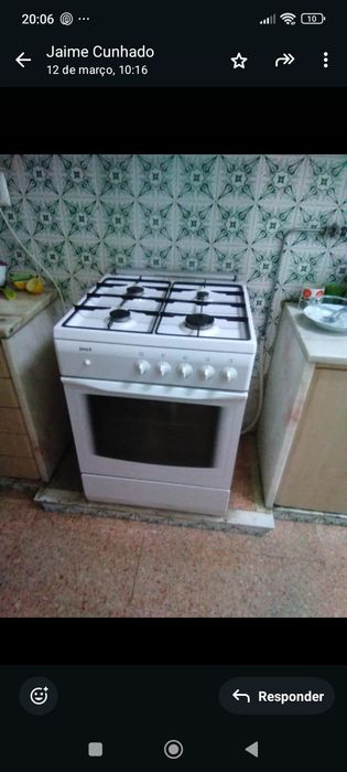 Fogão JuneX gás natural Almada, Cova Da Piedade, Pragal E Cacilhas • OLX.pt