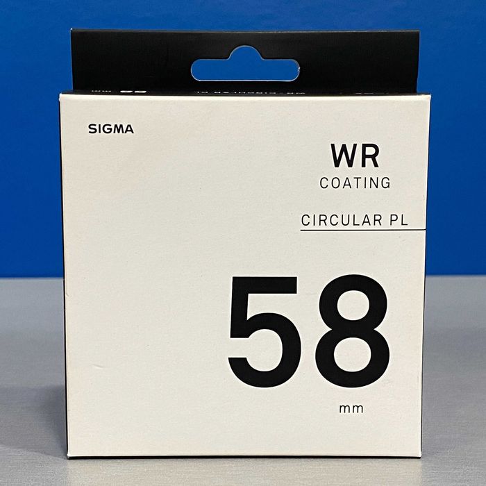 Filtro Sigma WR Circular PL - CPL (58mm) - NOVO Alvalade • OLX.pt