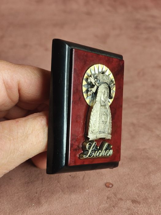 Retro vintage obrazek Matki Boskiej pamiątka z Lichenia 187 Lasówka • OLX.pl