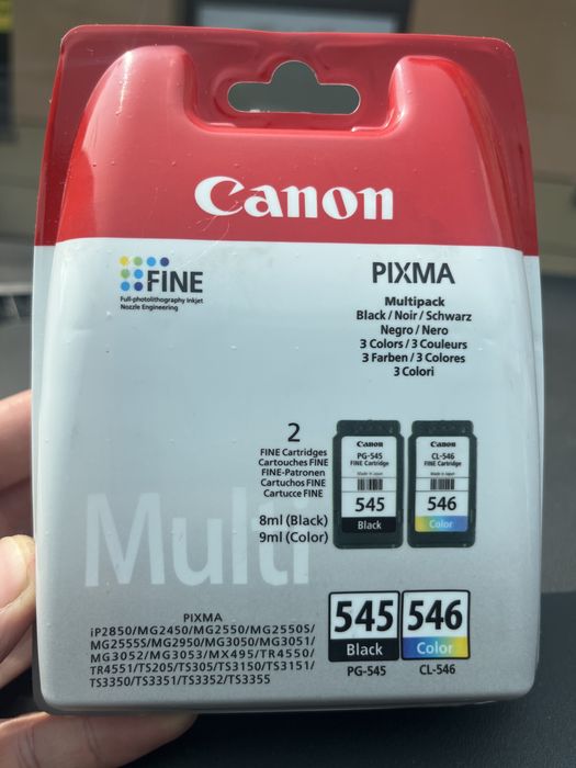 Canon pixma multipack pg-545 oraz cl-546 wkład tusz głowica Karczew ...