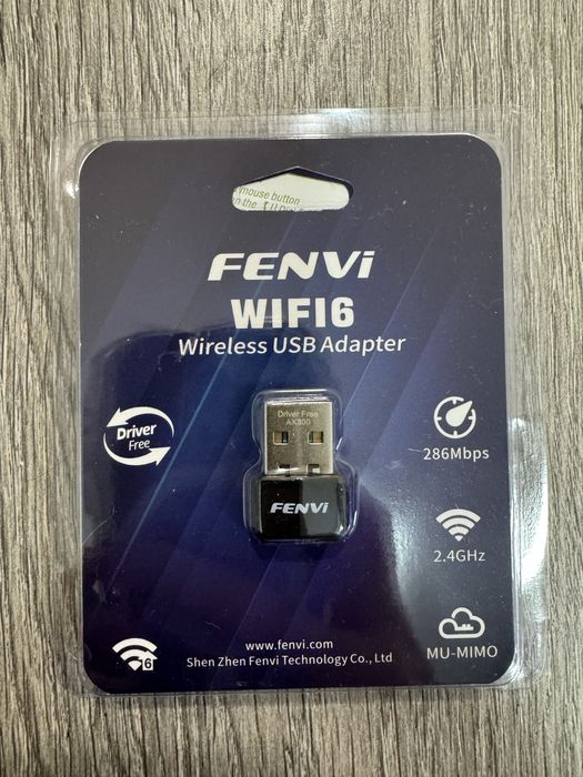 USB WI-fi 6 Adapter адаптер AX-300 Fenvi, новий: 130 грн. - Периферійні ...