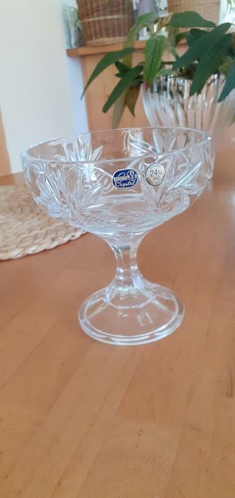 Patera kryształowa Bohemia Crystal nowa+gratis Kamienna Góra • OLX.pl