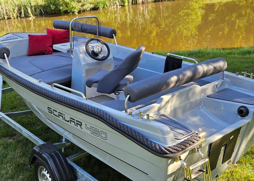 NOWA Łódź motorowa SCALAR 450 Ostróda • OLX.pl