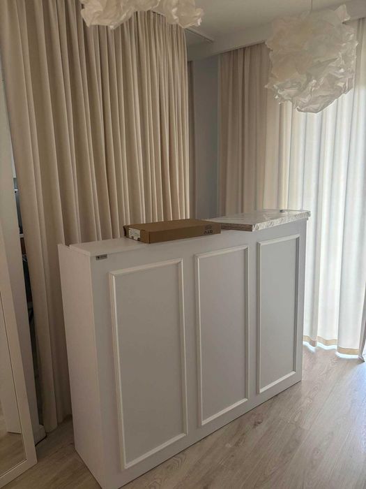 Recepcja lada recepcyjna biała sztukateria NOWA Cewice • OLX.pl