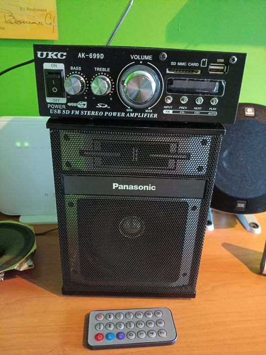 Wzmacniacz plus głośnik UKC AK-699D Bydgoszcz • OLX.pl