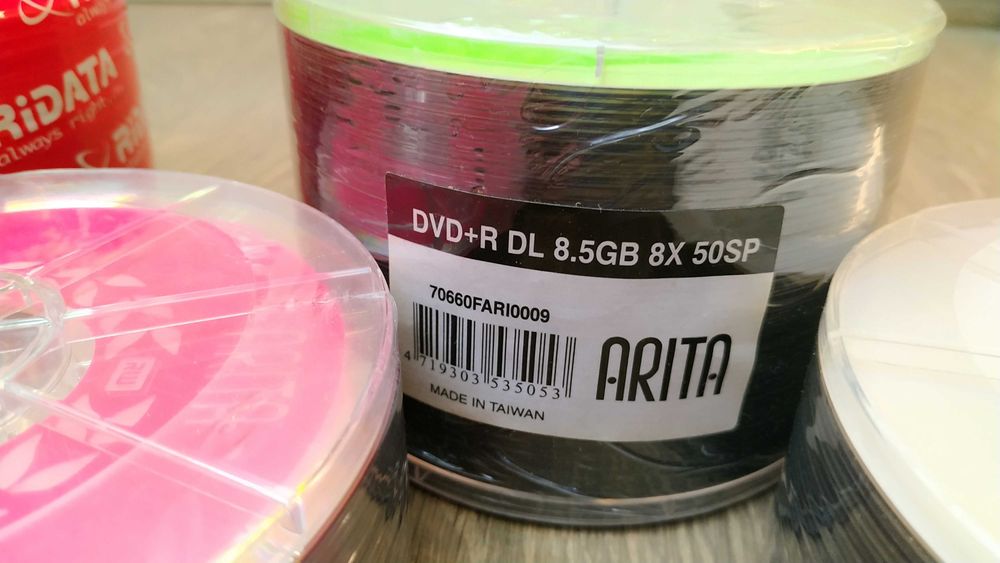 Диски DVD-R, DVD+R DL новые в боксах: 400 грн. - CD / DVD / Платівки ...