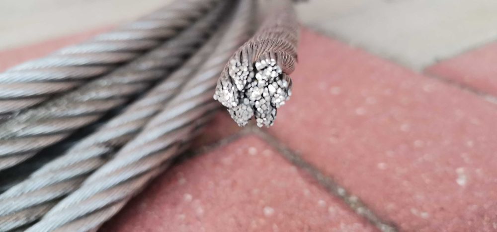 Liny stalowe nowe,ściski do lin. Pruchnik • OLX.pl