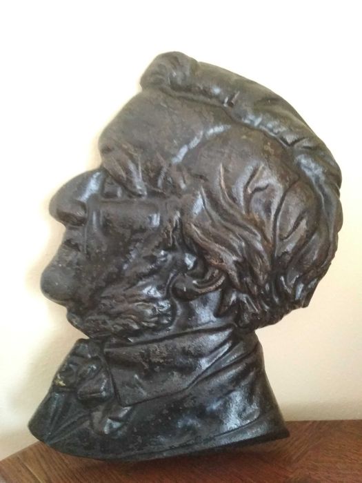 Richard Wagner - stara żeliwna plakieta - niemiecki kompozytor ...