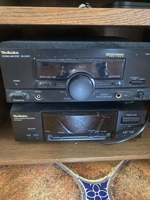 Wieża TECHNICS SE-CH 570 + 5 głośników Kaniów • OLX.pl