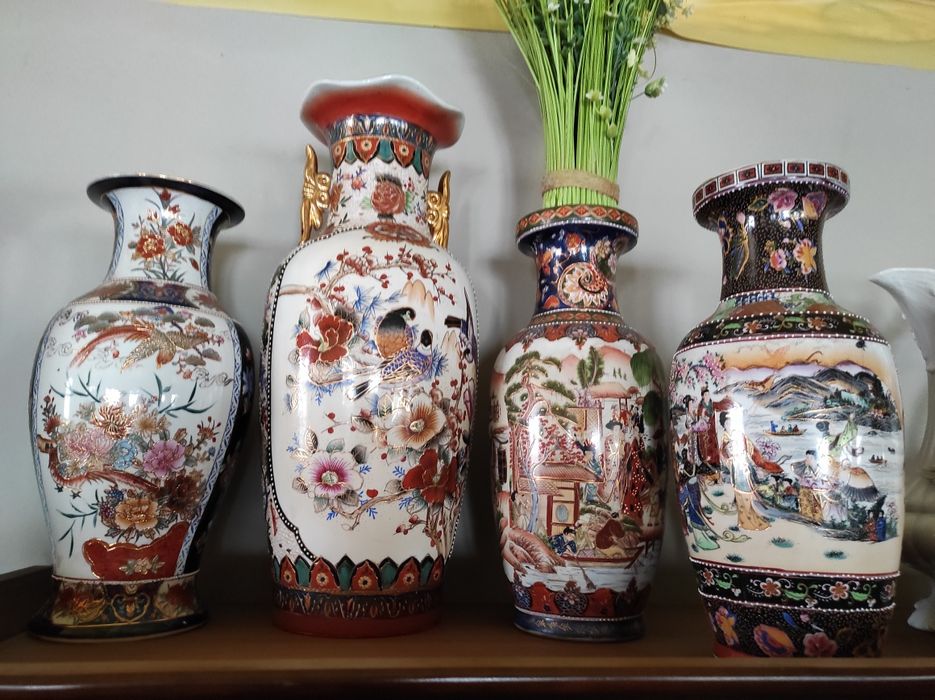 Dzbany ręcznie malowane - 2 sztuki . Borowie • OLX.pl