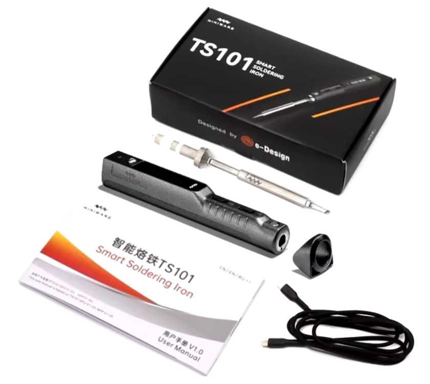 Электронний паяльник Miniware TS-101 (Original TS-BC2 Gray): 1 800 грн ...