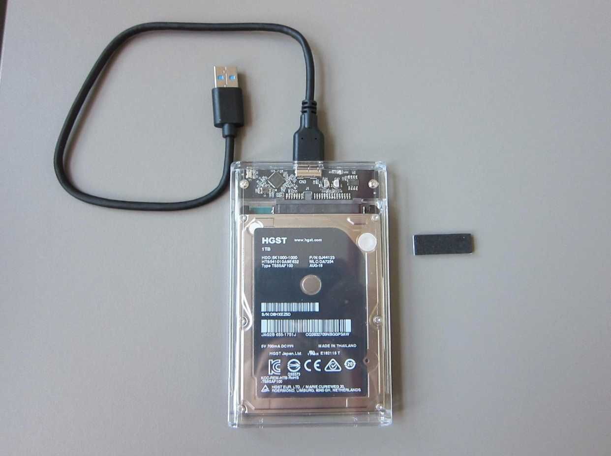Карман/кейс для жорсткого диску HDD, SSD SATA USB 3.0: 140 грн ...