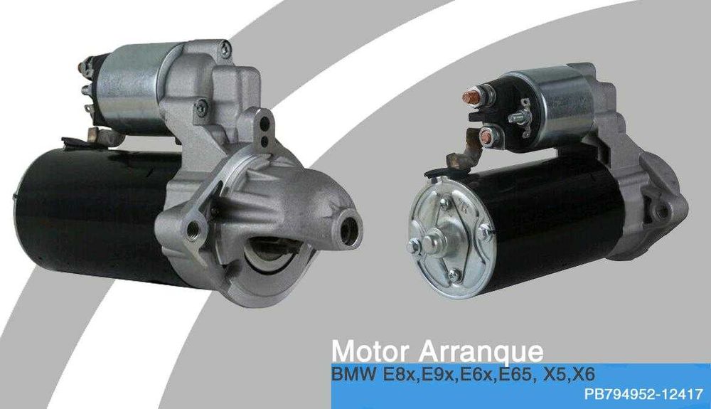Motor Arranque NOVO p/ BMW E82, E88, E90,E91, E60, E61, E65, X3, X5,X6 Bougado (São Martinho E ...
