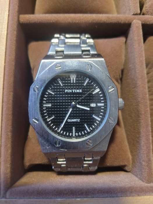 Zegarek srebrny stalowy stan idealny Kraków Łagiewniki-Borek Fałęcki ...