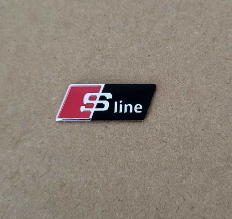 Nowy mały znaczek Sline S Line emblemat czarny logo przyklejany Zamość • OLX.pl