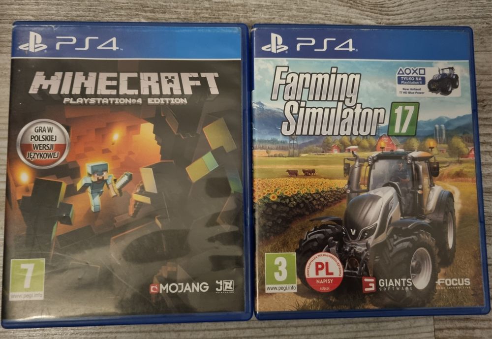 Minecraft Farming Simulator 17 Playstation 4 Ps4 !!! Bartoszyce • OLX.pl