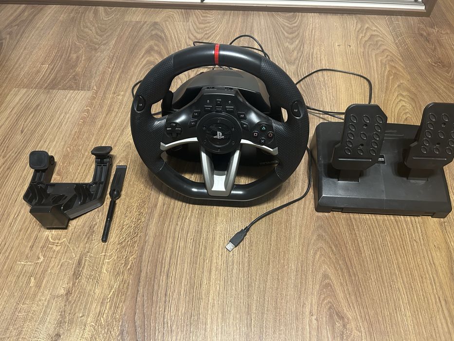 Kierownica HORI RWA Racing Wheel Apex PS4-052 + pedały Chorzów • OLX.pl