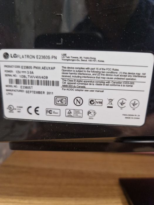 Монитор LG диагональ 23 дюйма: 1 100 грн. - Монітори Кривий Ріг на Olx
