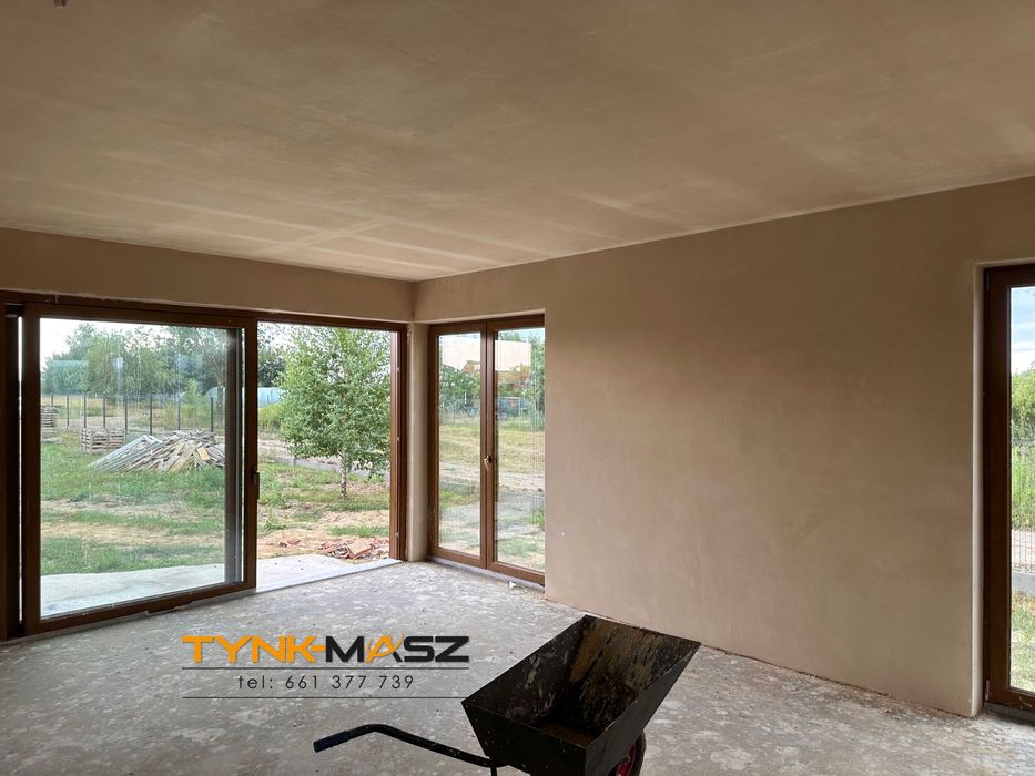 Tynki maszynowe wewnętrzne gipsowe i cem-wap WCENIE osuszacze Kutno • OLX.pl