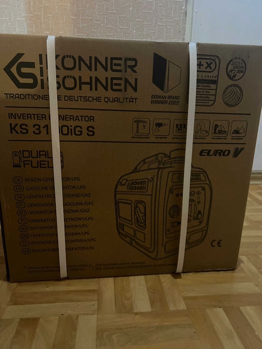 Генератор инверторный двухтоплевный Konner&Sohnen KS 3100iG S: 25 000 ...