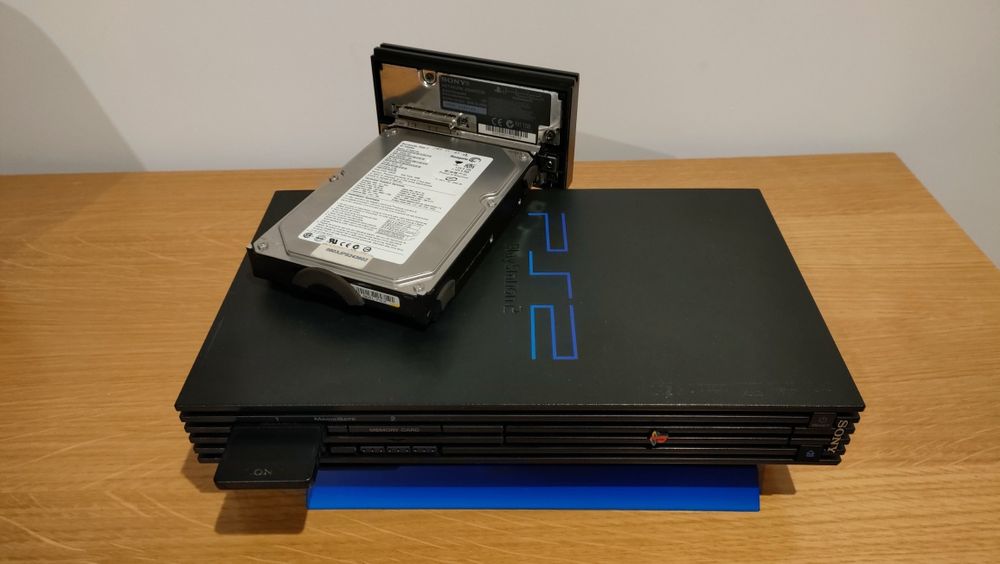 Consolas PS2 +Control comando +adaptador de HD de rede internet Paços ...