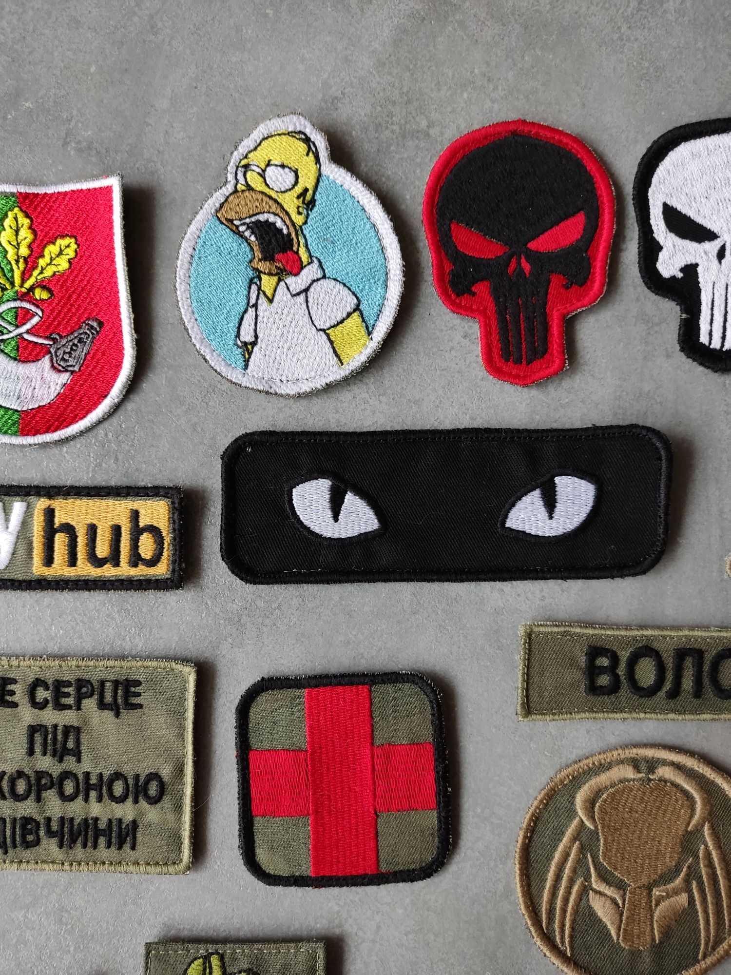 Шеврони на липучці, нашивки, группа крові, позивний: 30 грн. - Нашивки ...