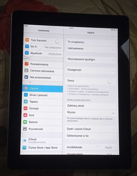 APPLE iPAD 2 A1395 16GB space gray Hermanowa • OLX.pl