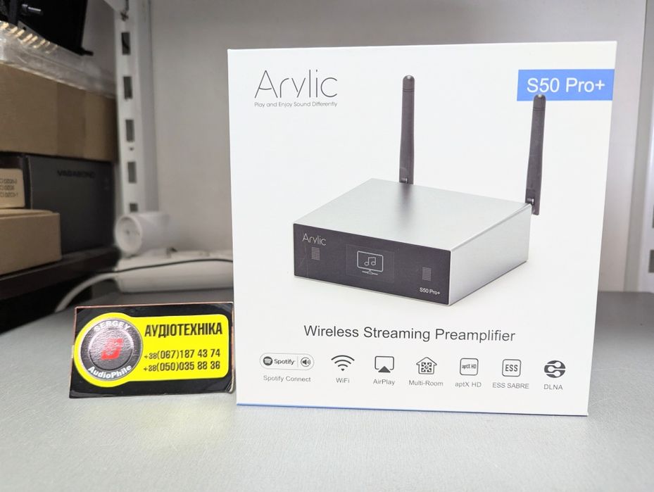 Р-в! НОВЫЙ! Arylic S50 Pro plus. ЦАП, предусилитель, стример.: 6 100 грн. - Підсилювачі ...